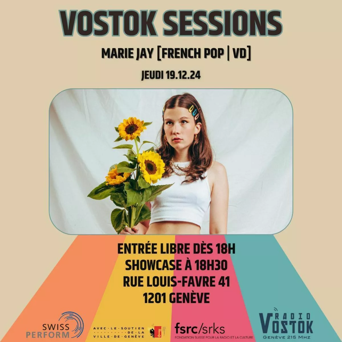 Marie Jay [French Pop | VD] in Vostok Session | Geneva Tourism